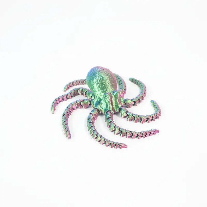 Multi Coloured Flexi Articulated Octopus – Kinetic Trends